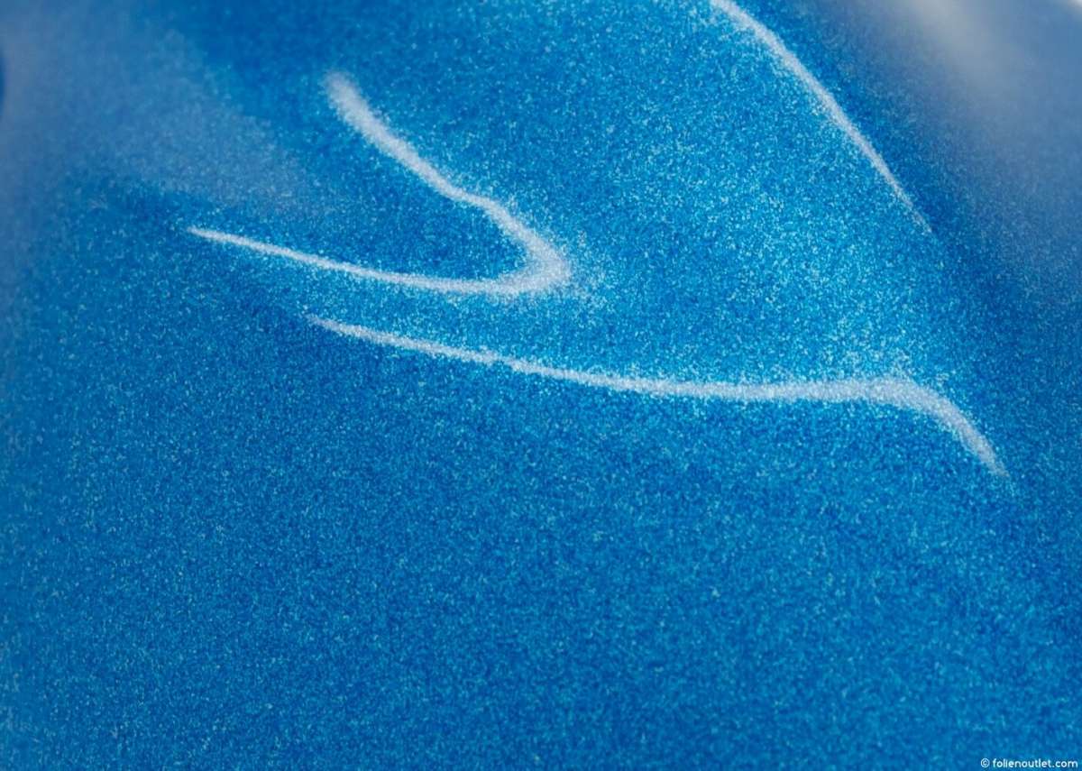 3M 2080-G227 Gloss Blue Metallic Wrap Film | FolienOutlet